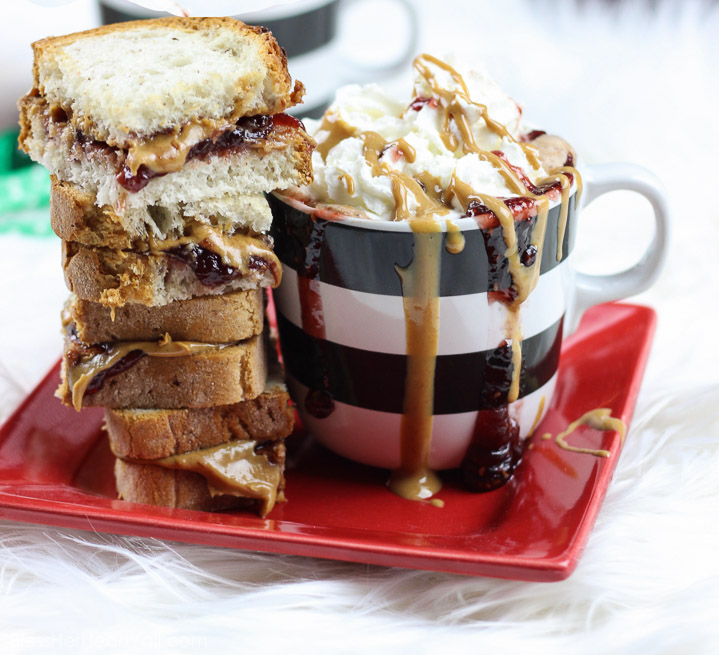 Peanut Butter & Jelly Hot Chocolate: Just as good as it sounds!